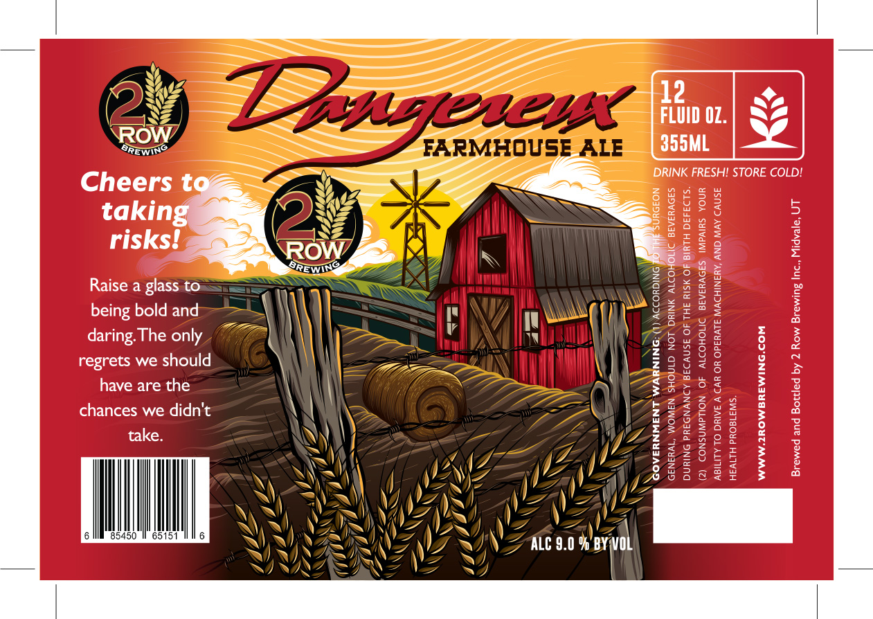 2 Row Brewing Dangerous Farmhouse Ale - Beer Street Journal