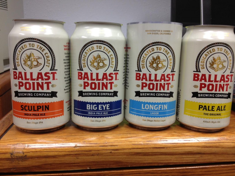 Ballast Point Shows Off Their Cans [VIDEO] - Beer Street Journal