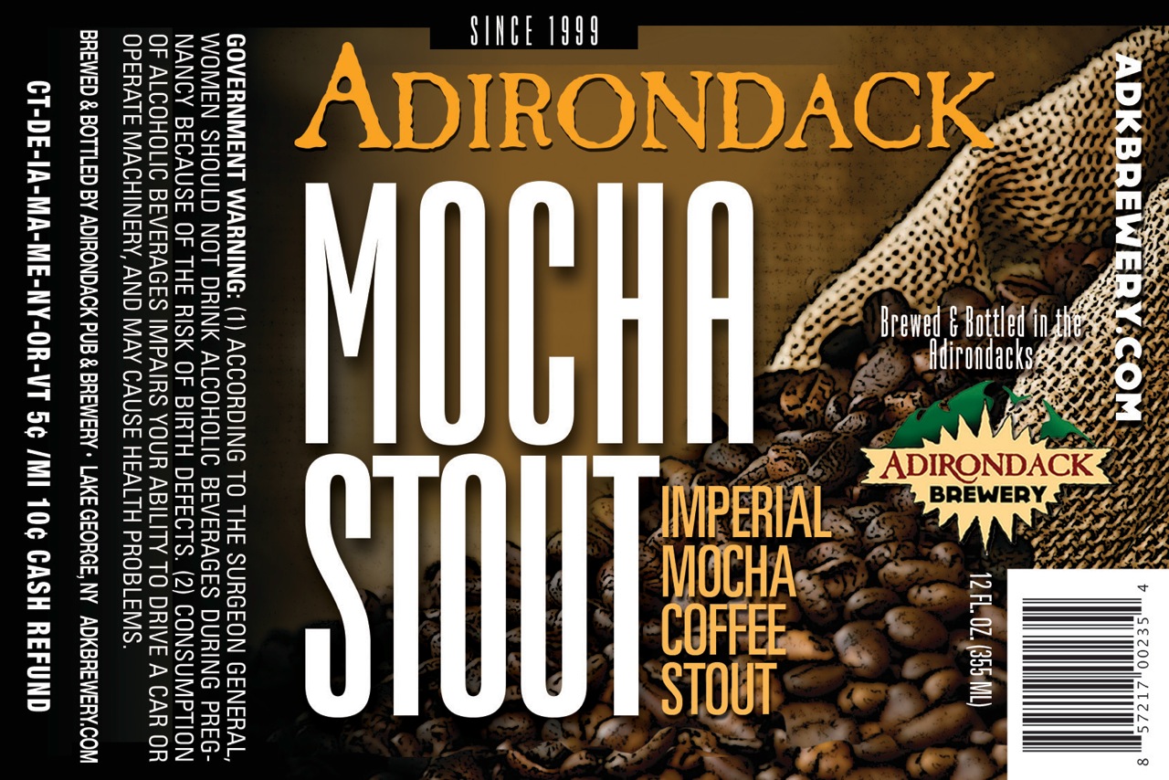 Adirondack Mocha Stout - Beer Street Journal