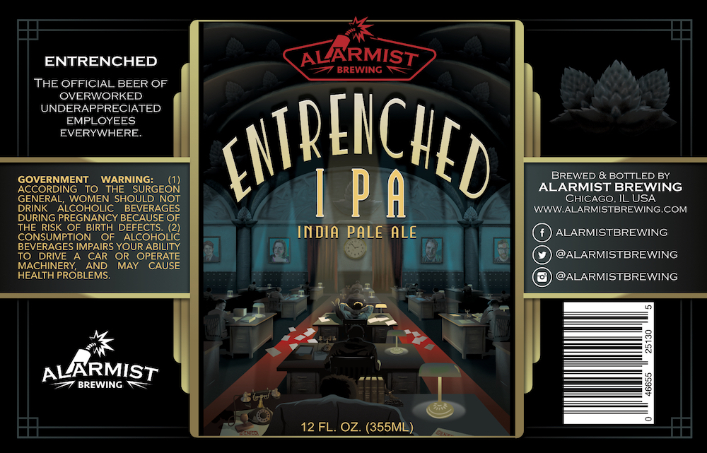 Alarmist Brewing Entrenched IPA - Beer Street Journal