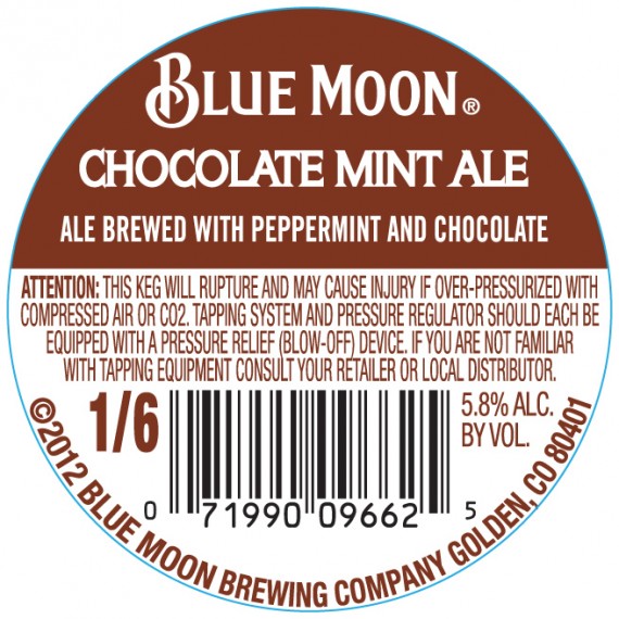 Blue Moon: Chocolate Mint Ale - Beer Street Journal