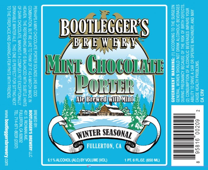 Bootlegger Mint Chocolate - Beer Street Journal