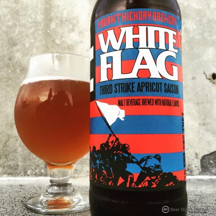 Burnt Hickory White Flag Third Strike Wit - Beer Street Journal