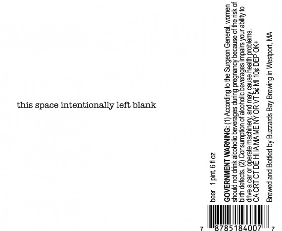 Buzzards Bay this space intentionally left blank - Beer Street Journal
