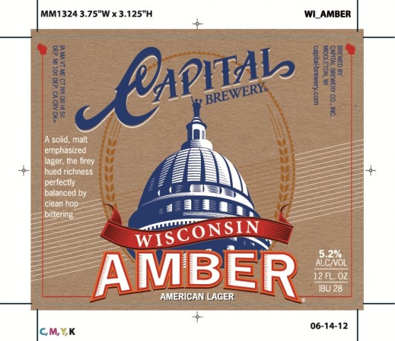 Capital Wisconsin Amber Ale - Beer Street Journal