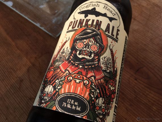 Hot Artwork: Dogfish Head Punkin Ale 2016 - Beer Street Journal