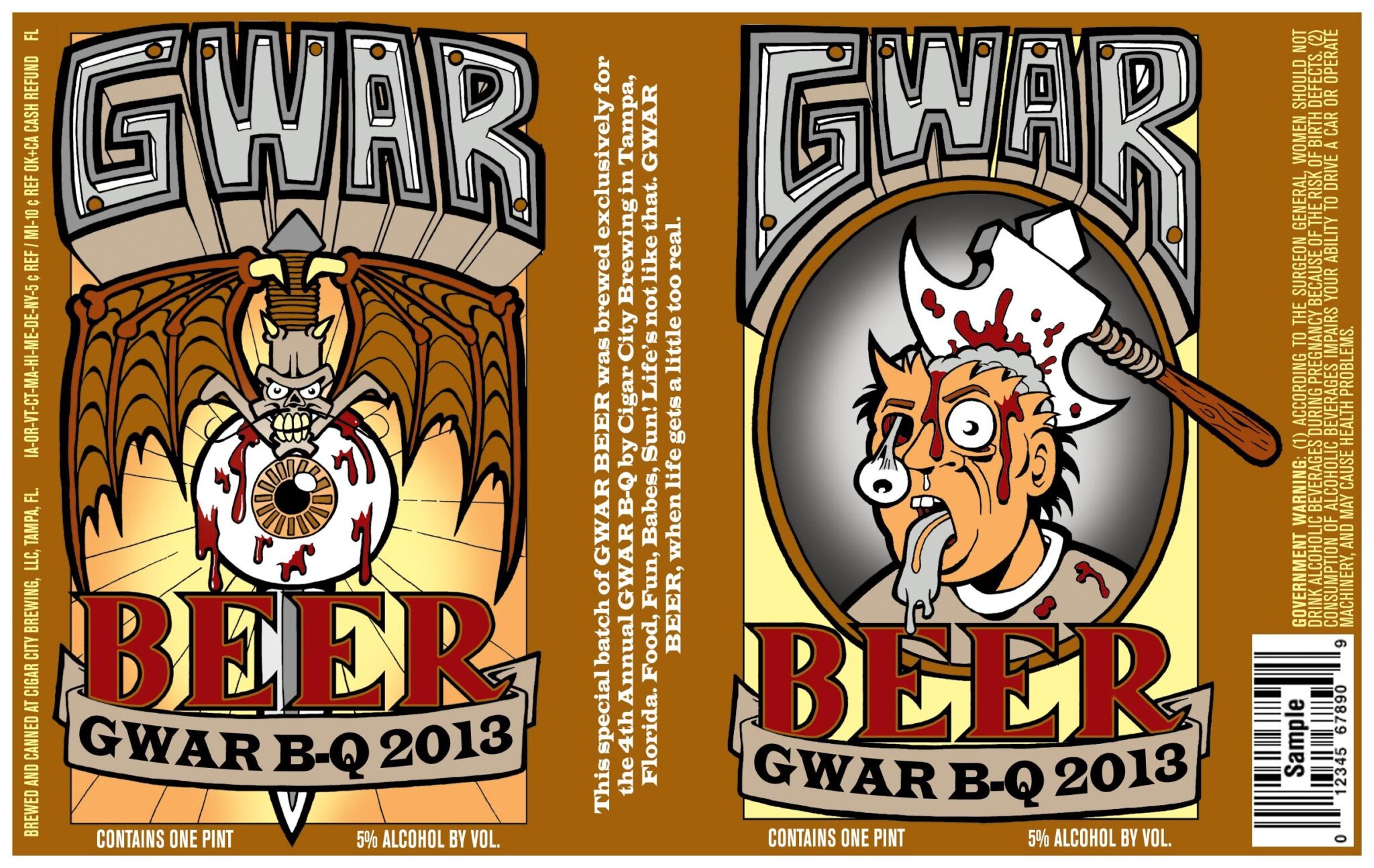 The Twisted and Awesome GWAR Cans - Beer Street Journal