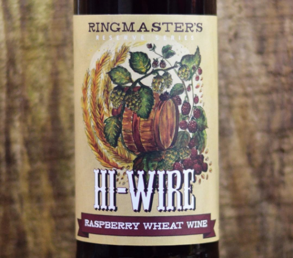 Hi-Wire Raspberry Wheat Wine available February 12th - Beer Street Journal
