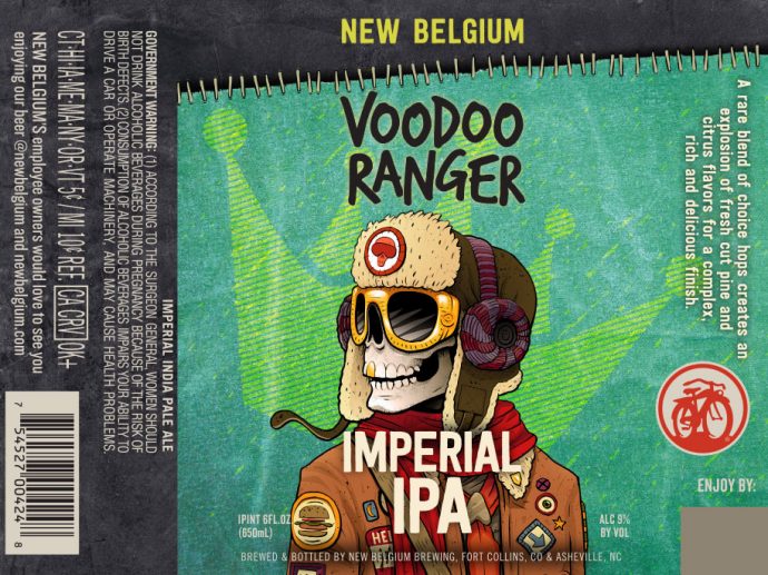 New Belgium Voodoo Ranger Imperial IPA, an all new beer - Beer Street ...