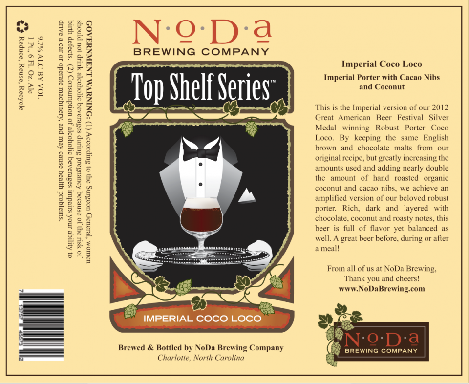 NoDa's 3rd Bottle Release: Imperial Coco Loco - Beer Street Journal