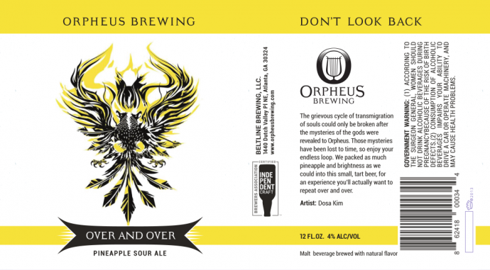 Orpheus Over and Over, a new pineapple sour - Beer Street Journal