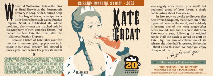Portsmouth Brewing Kate The Great 2012 - Beer Street Journal