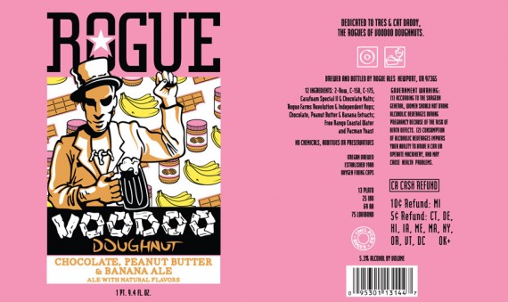 A New Rogue Voodoo Doughnut Flavor: Chocolate, Peanut Butter & Banana ...