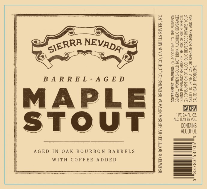 Sierra Nevada Barrel-Aged Maple Stout