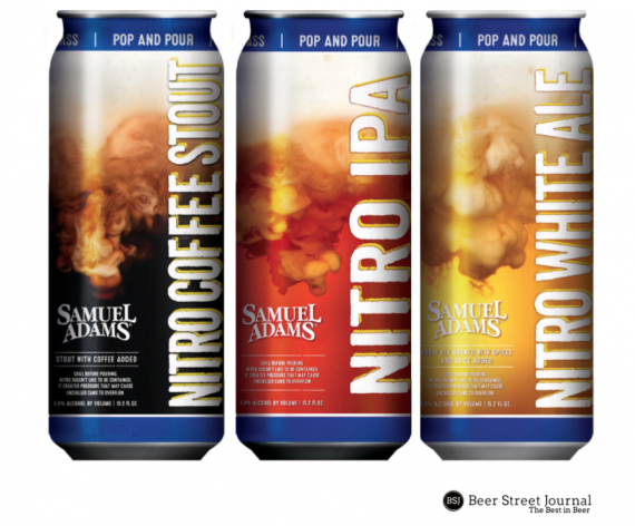 Sam Adams Nitro Cans Launch in January
