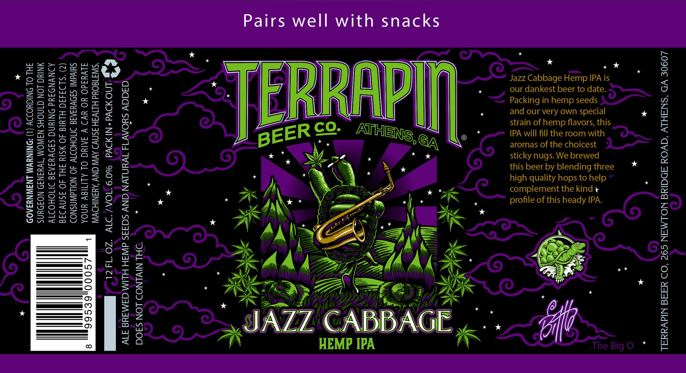 Terrapin Jazz Cabbage - Beer Street Journal