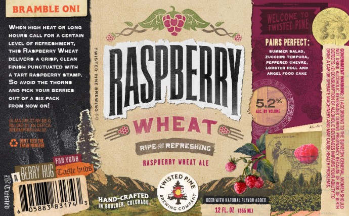 Twisted Pine Raspberry Wheat Ale