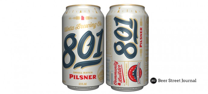Uinta Releasing "Community Building" 801 Pilsner - Beer Street Journal