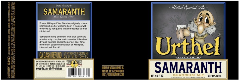 Urthel Samaranth - Beer Street Journal