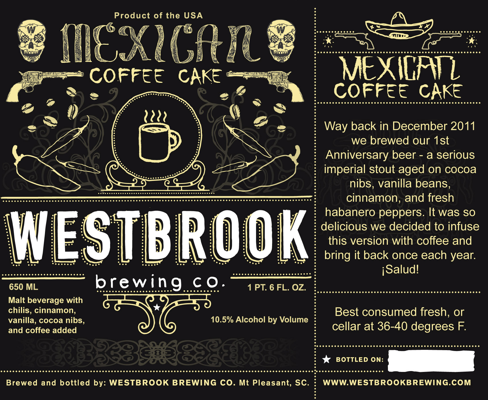 Westbrook Mexican Coffee Cake - Beer Street Journal