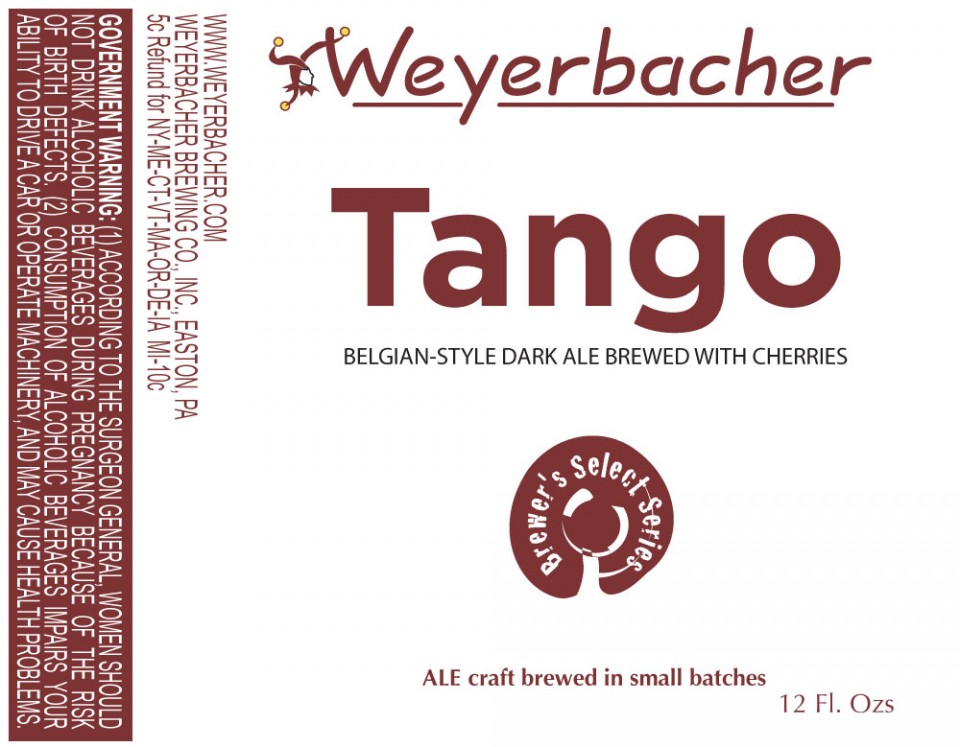 Weyerbacher Tango - Beer Street Journal