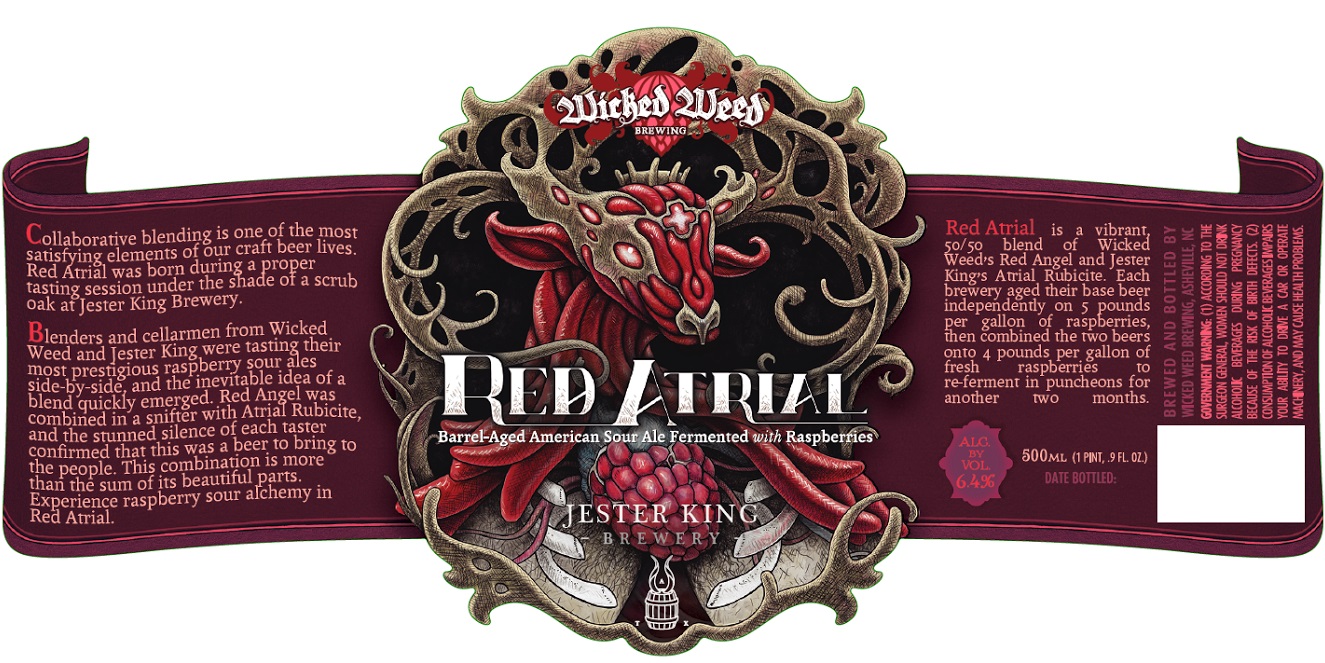 Wicked Weed Red Atrial, a Jester King collaboration sells out - Beer ...