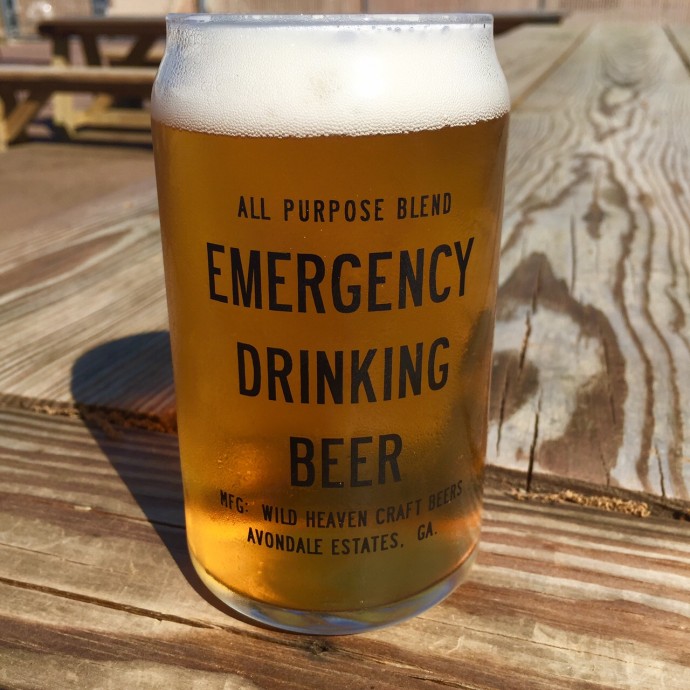 Wild Heaven Emergency Drinking Beer